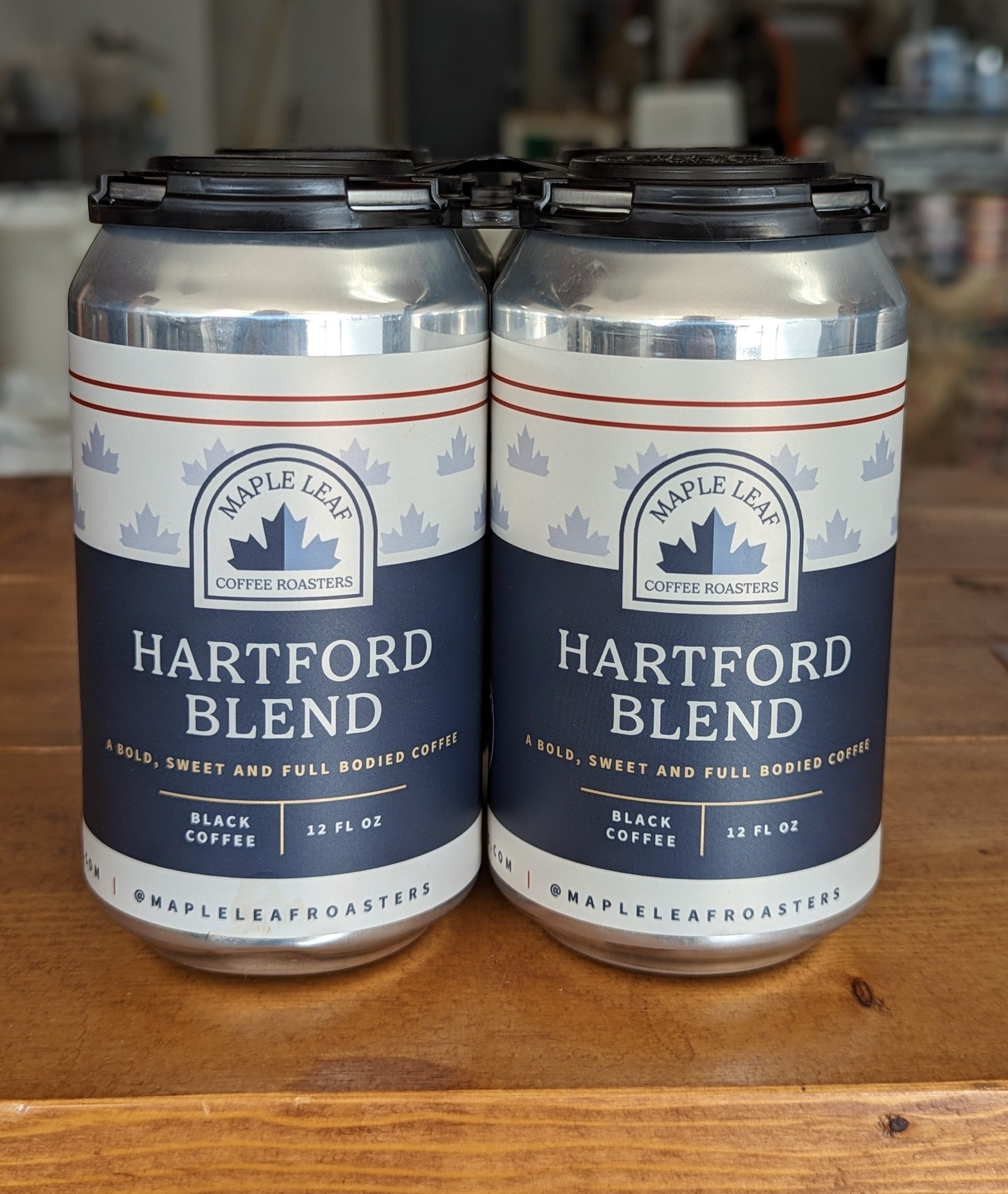 12oz Cold Brew Cans Made With Hartford Blend – Maple Leaf Coffee Roasters