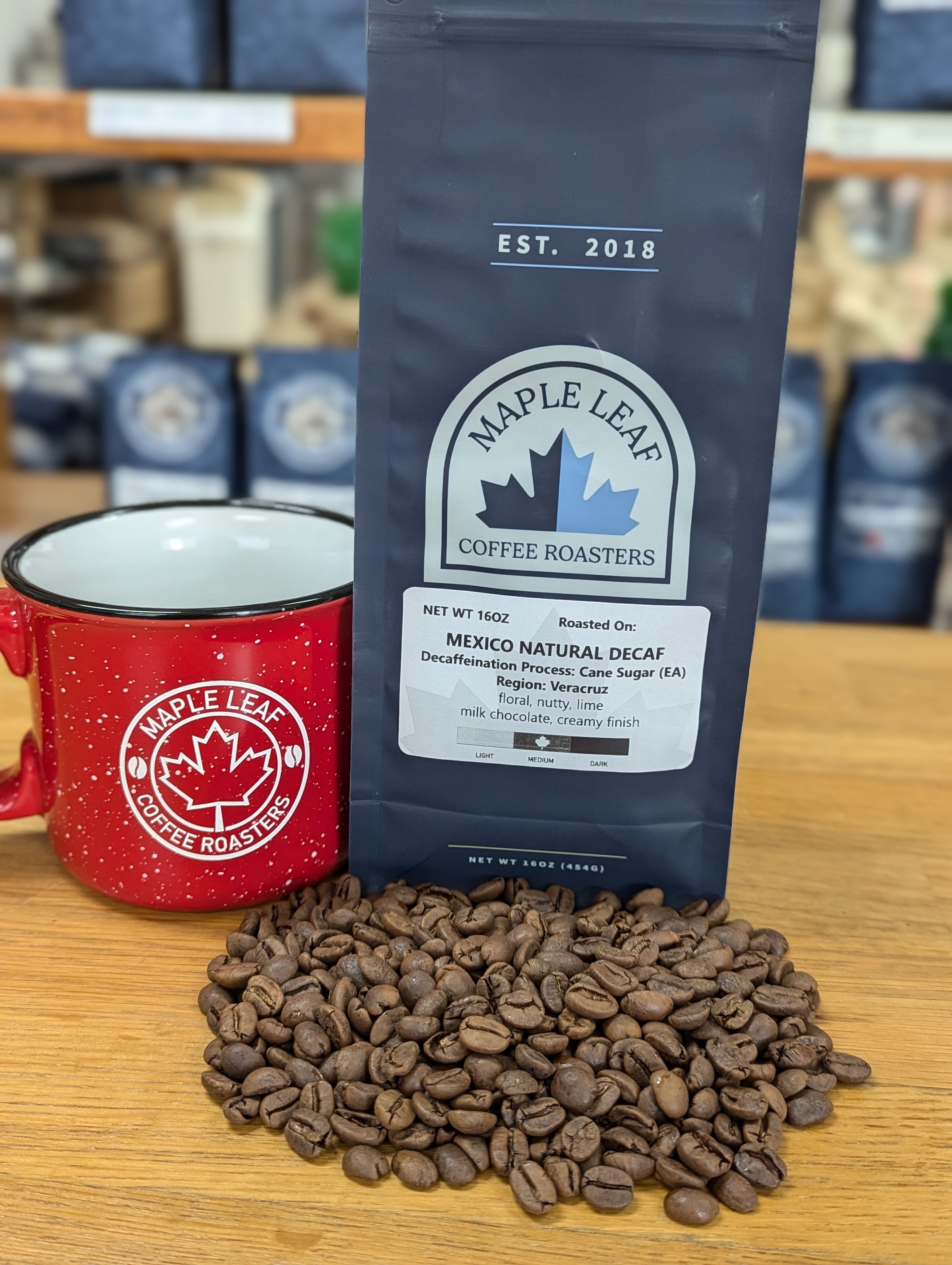 Mexico EA Natural Decaf (Medium Roast) – Maple Leaf Coffee Roasters