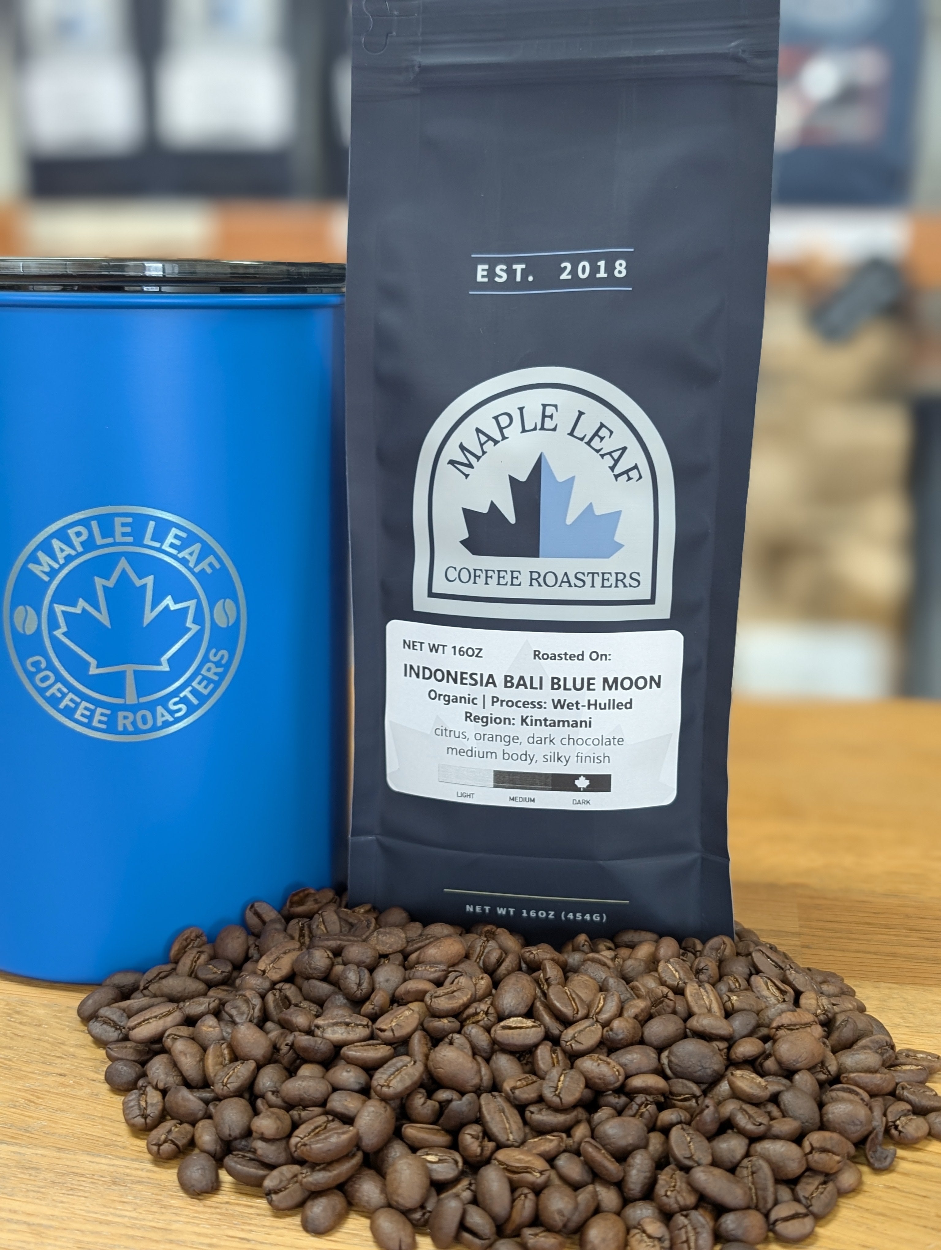 Indonesia Bali Blue Moon Wet-Hulled Processed (Dark Roast) – Maple Leaf ...